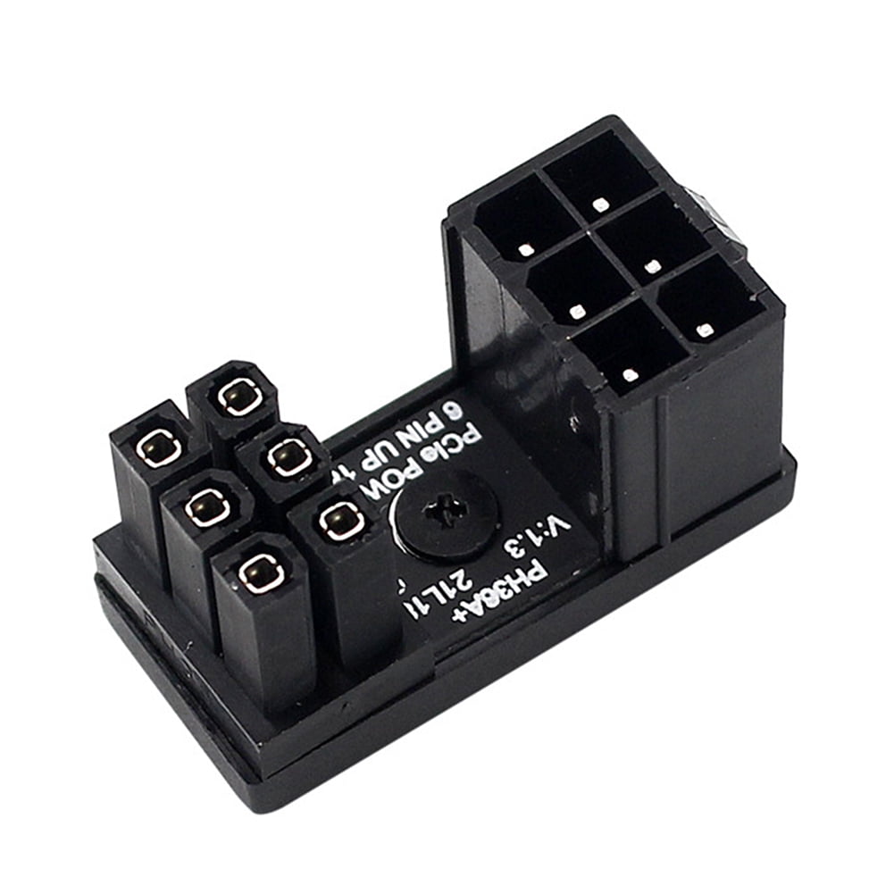 Kgota Turn Connector 8 Pin Gpu Pcie 6 Pin For Pc Computer Graphics Card