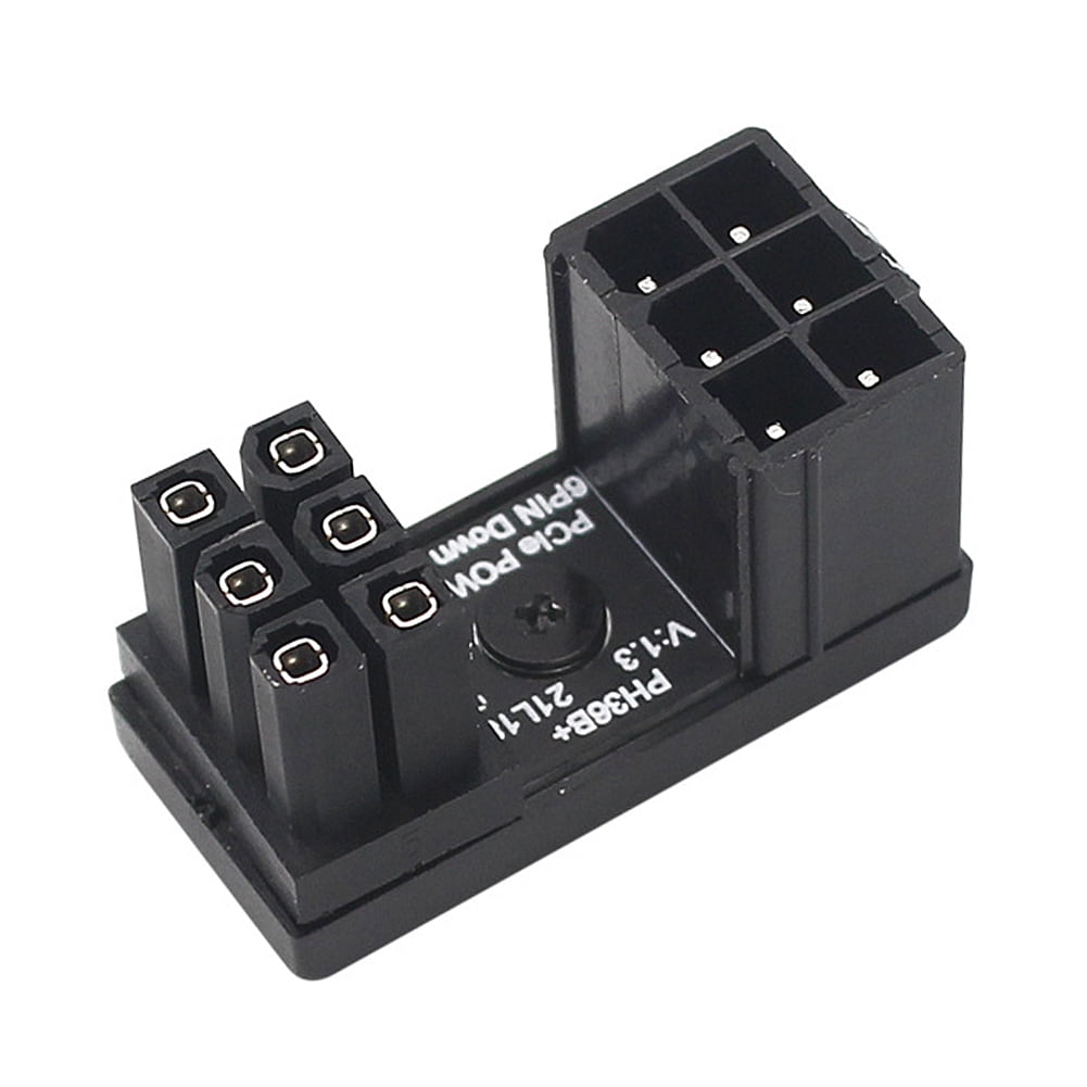 KGOTA Turn Connector 8 Pin GPU PCIe 6 Pin for PC Computer Graphics Card ...