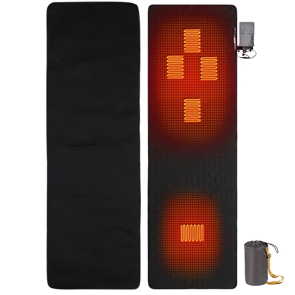 KGOTA Usb Rechargeable Outdoor Usb Heating Sleeping Mat 5 Heating Zones ...