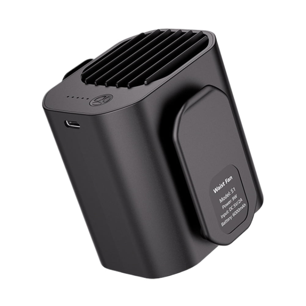 KGOTA Waist Clip Fan Personal Hanging Fan Multifunction Clip on Belt ...