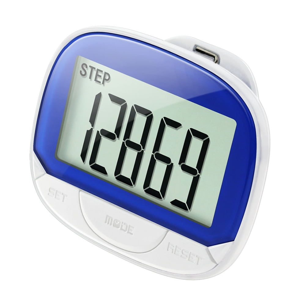 KGOTA Walking Pedometer Clip On Step Counter Multi-function Accurate ...