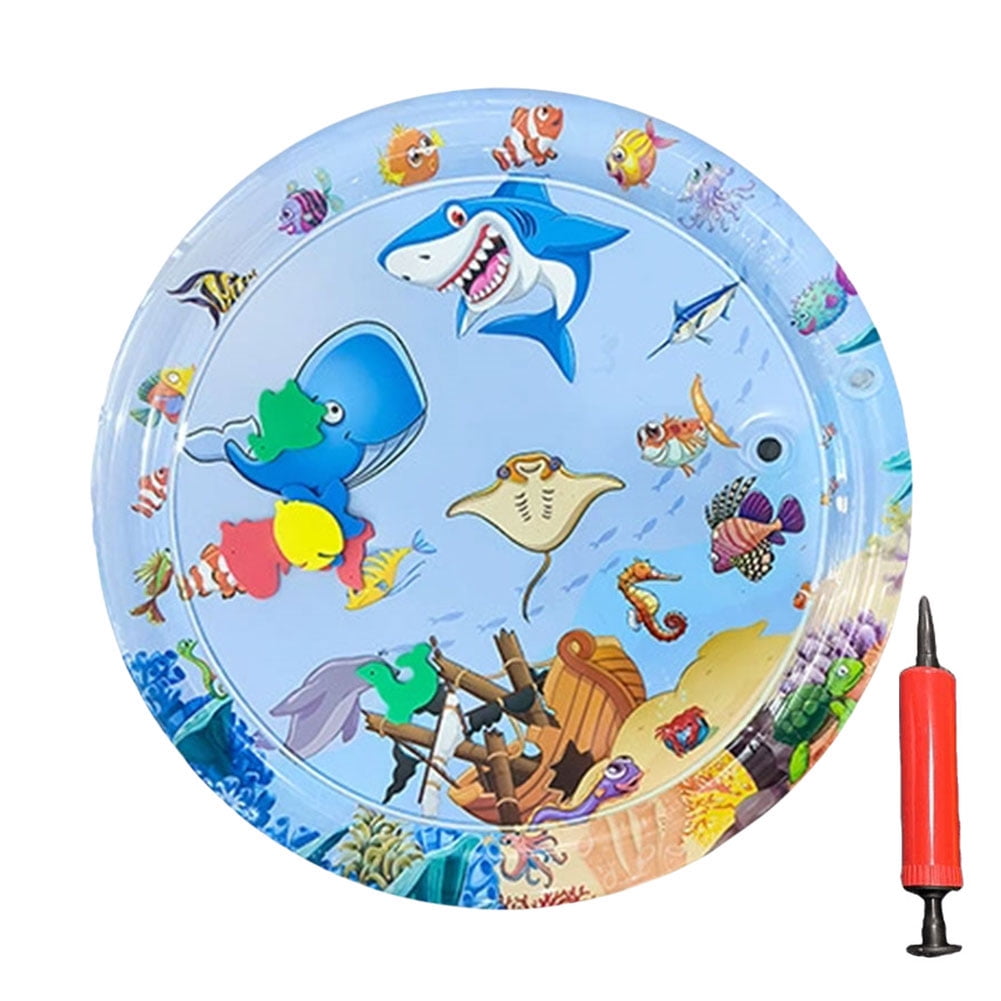 KGOTA Water Sensory Playmat Inflatable Tummy Time Water Play Mat For ...