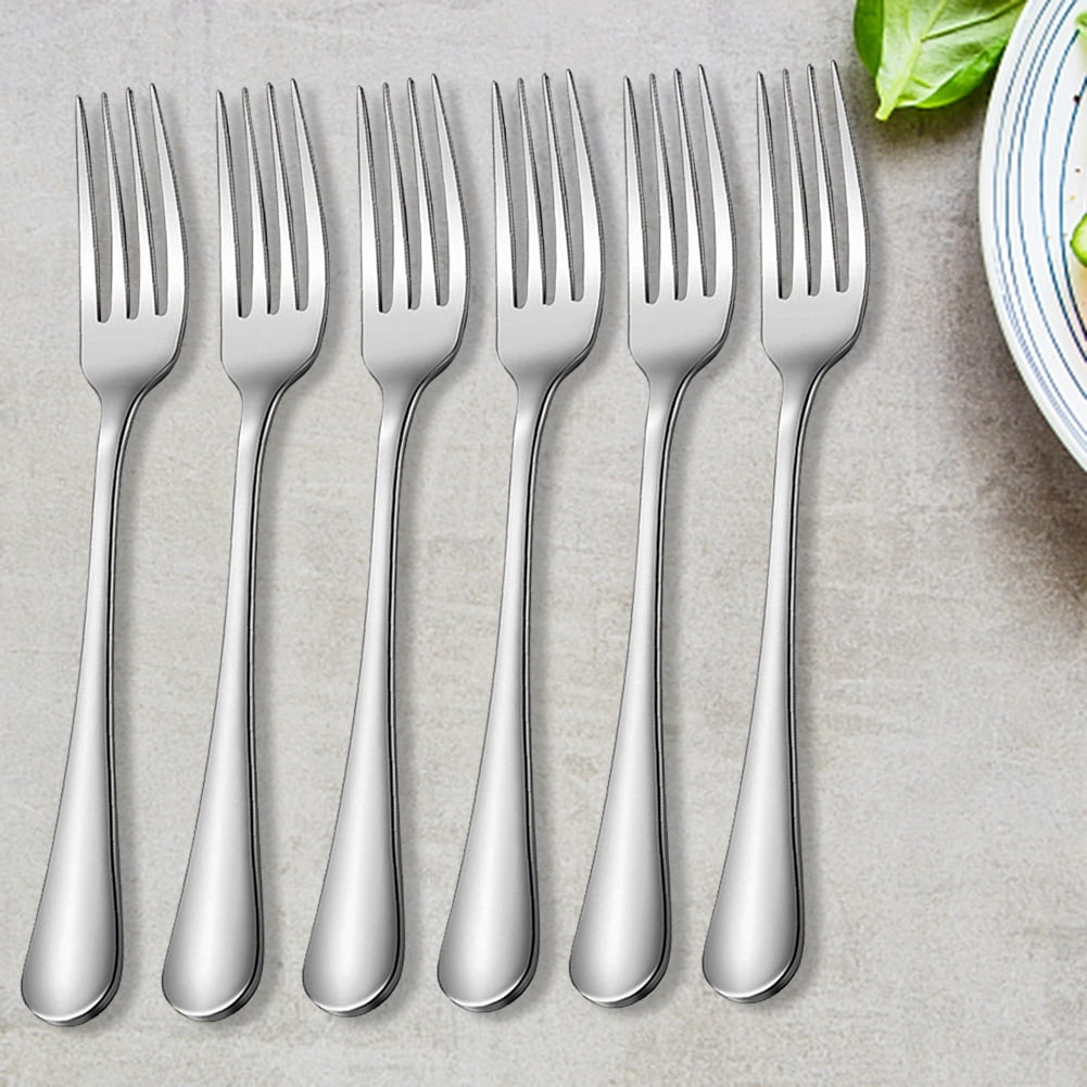 KGOTA Western Food Forks Set Dinner/Salad Forks Thicken Stainless Steel ...
