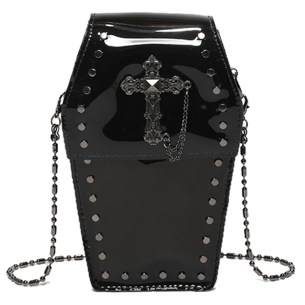 KGOTA Women Gothic Crossbody Bag PVC Clear Jelly Satchel Bag Cross ...