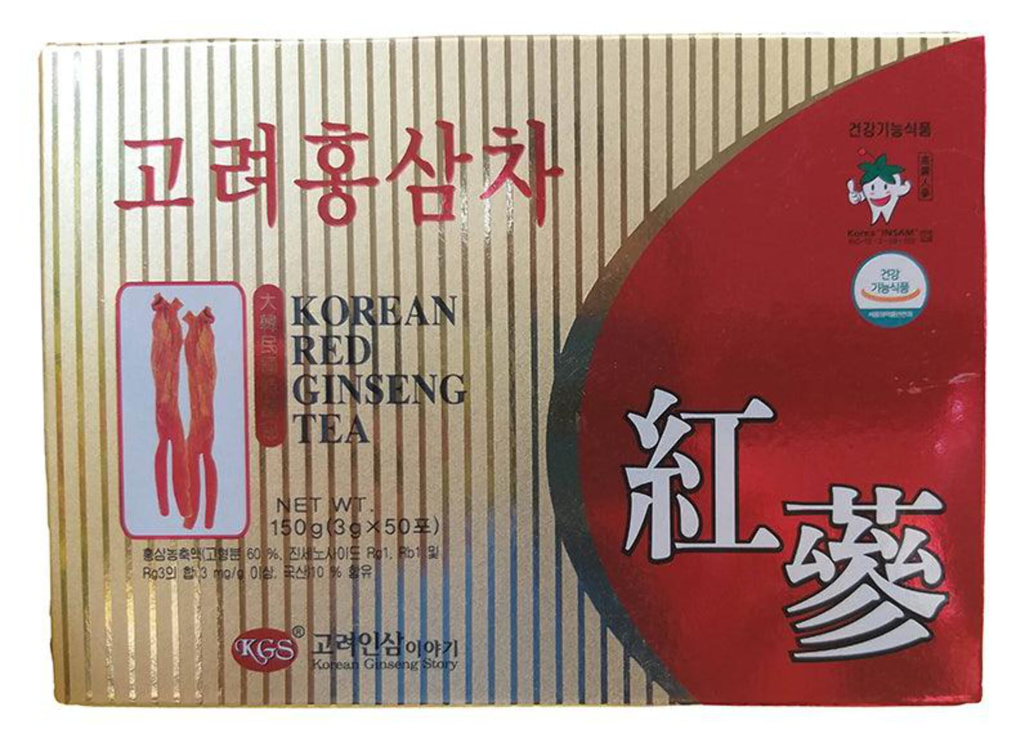 KGS Korean Red Ginseng Tea, 5.3 Ounces, (Pack of 1) - Walmart.com