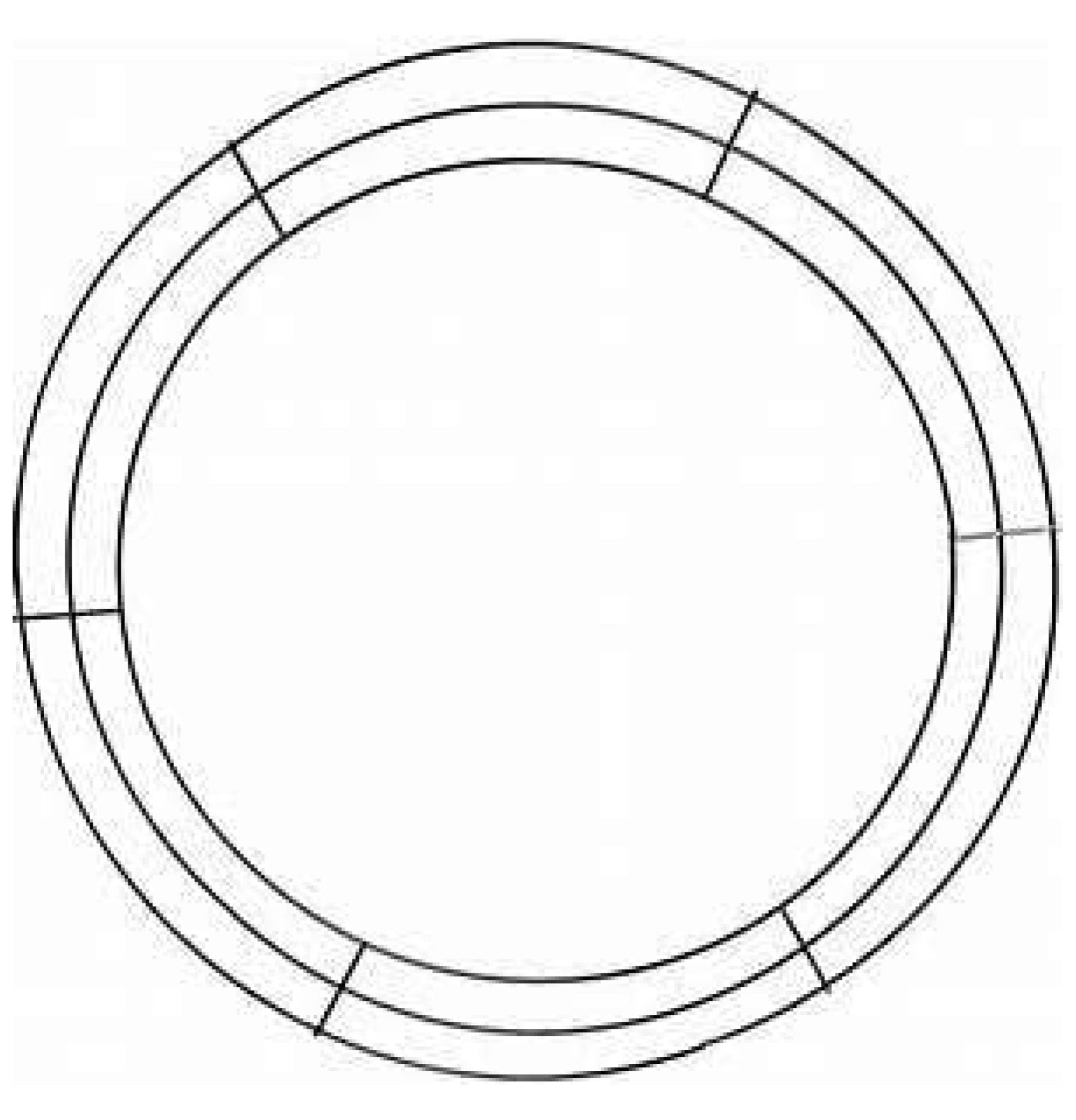 KDZO Round Metal Wire Circle Wreath Frame Form Hanger Green 18 Inch Set ...