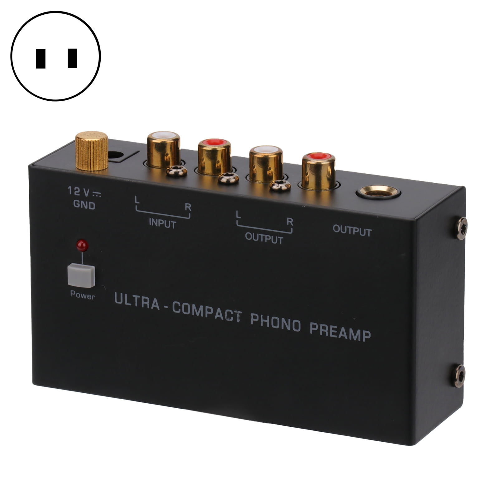 KGZPP400 Phono Preamplifier Professional Low Noise RCA Input/Output ...