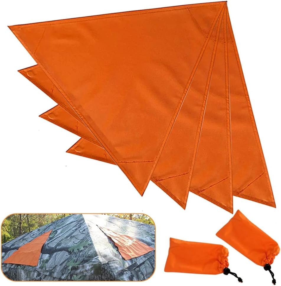 KHAMPA Blaze Orange Safety Blind Panels - Magnetic - Includes Carrying ...