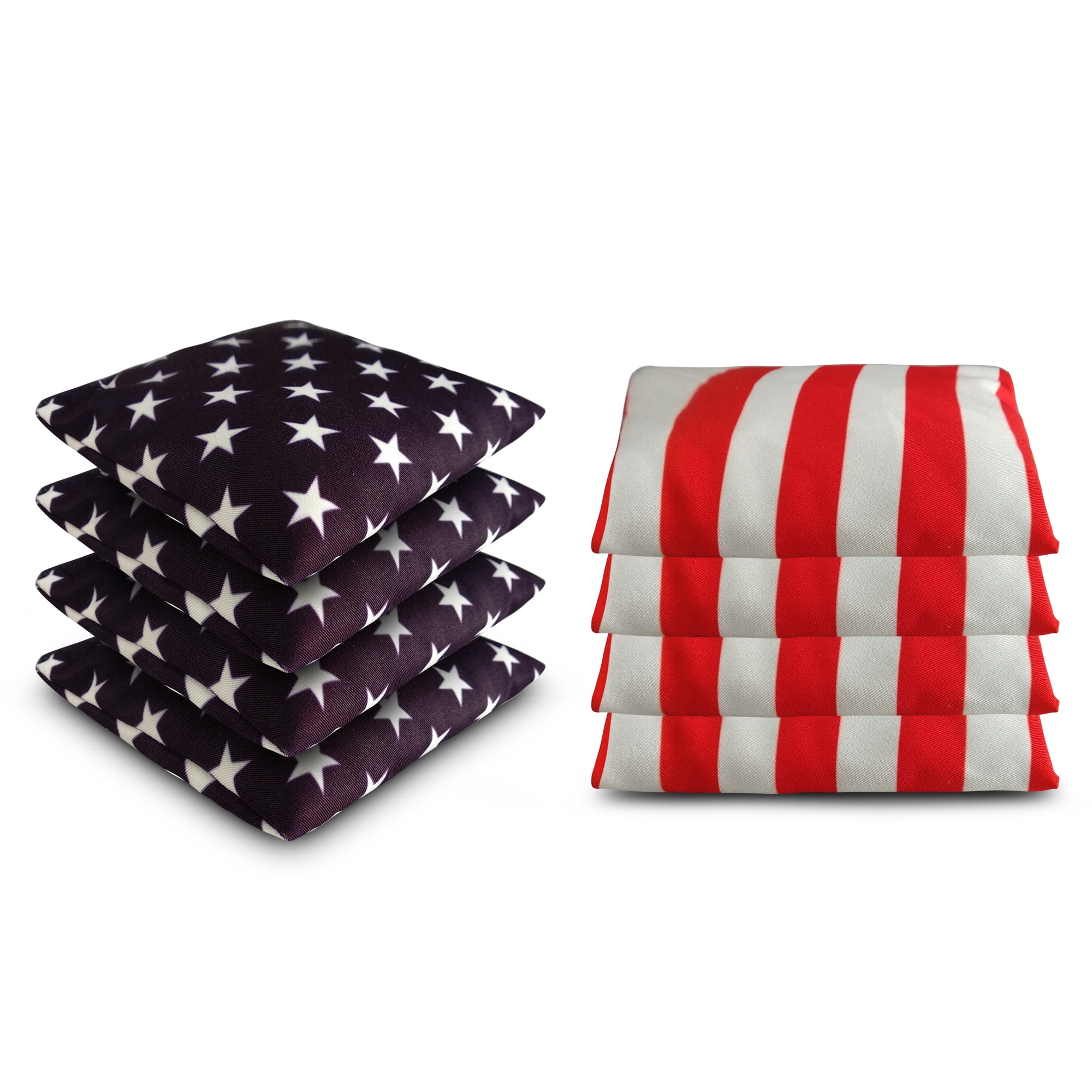 KHAMPA Set of 8 Regulation Cornhole Bags National Flag Double Stiched ...