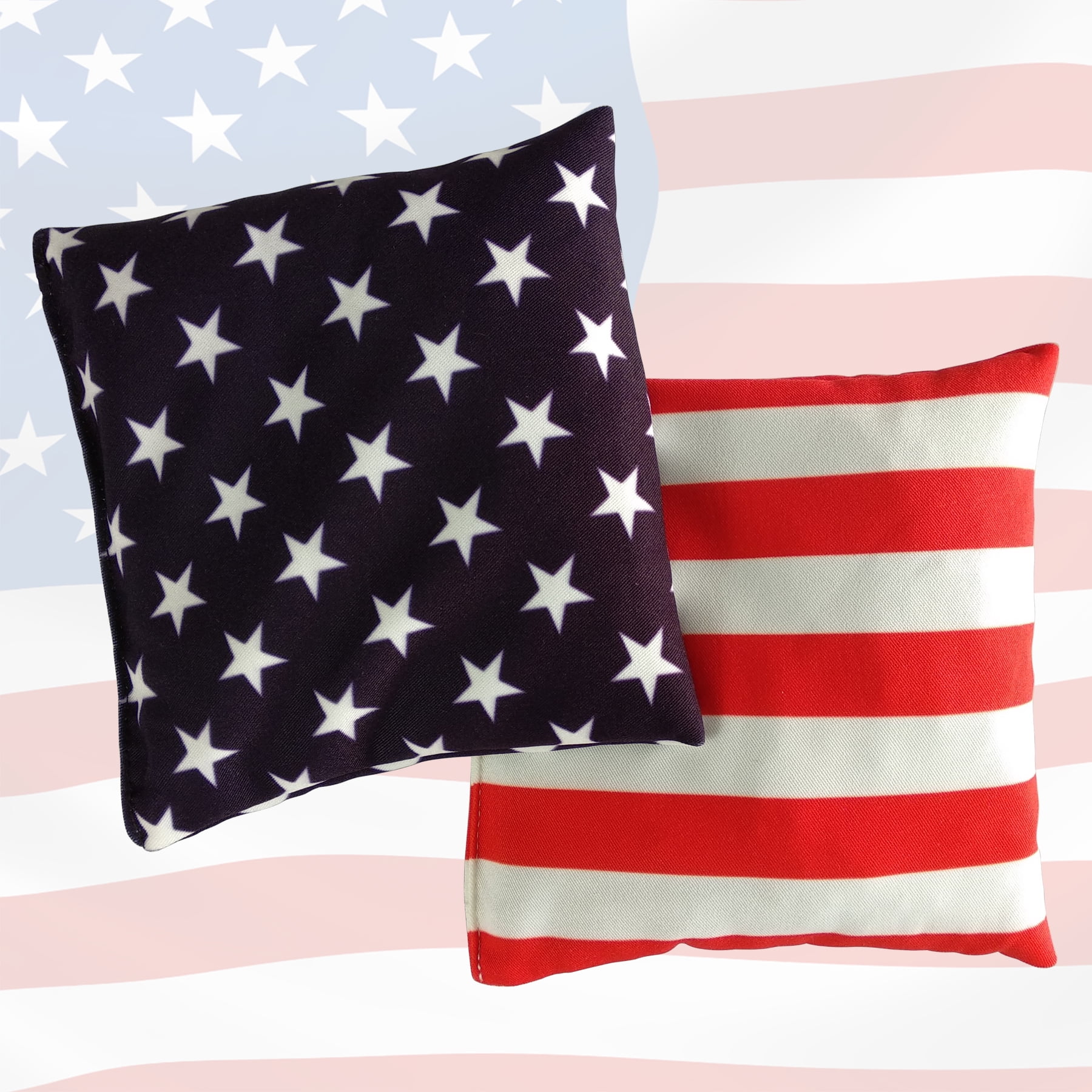 KHAMPA Set of 8 Regulation Cornhole Bags National Flag Double Stiched ...