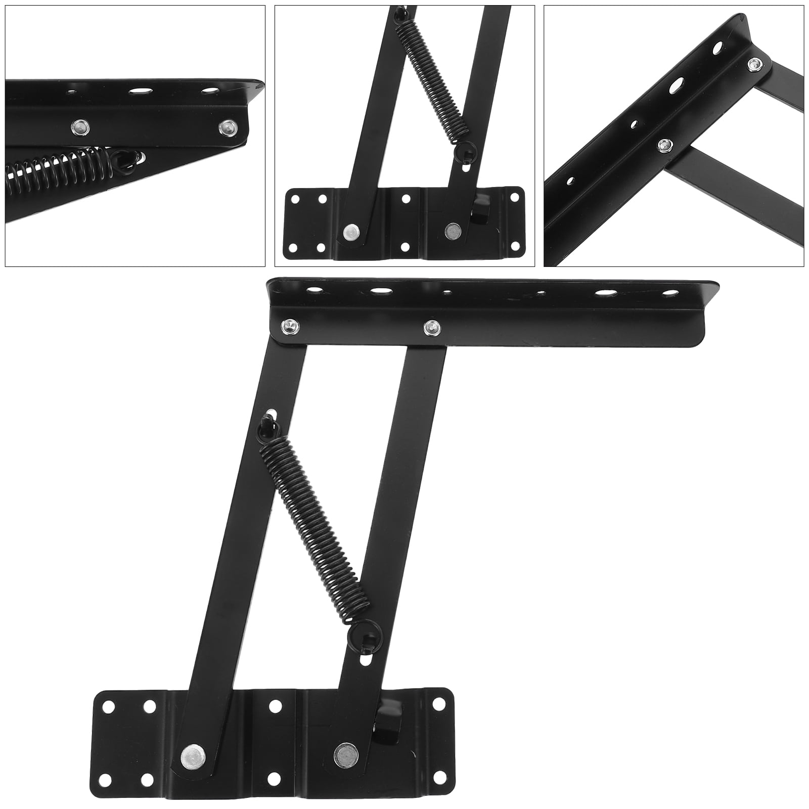 KHBUAB 1 Pair Black Table Lift Arms for Coffee Table and Mini Wall ...