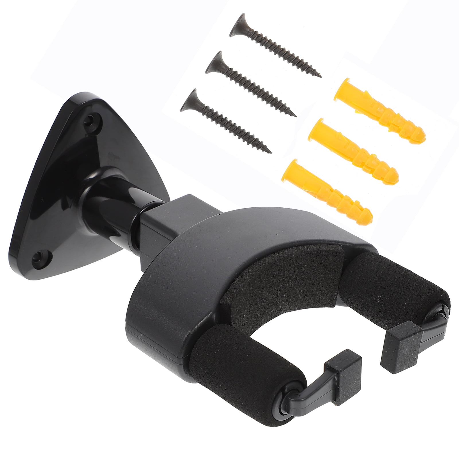 KHBUAB 1 Set Metal Wall Mounted Guitar Hanger Stand Universal Ukulele ...