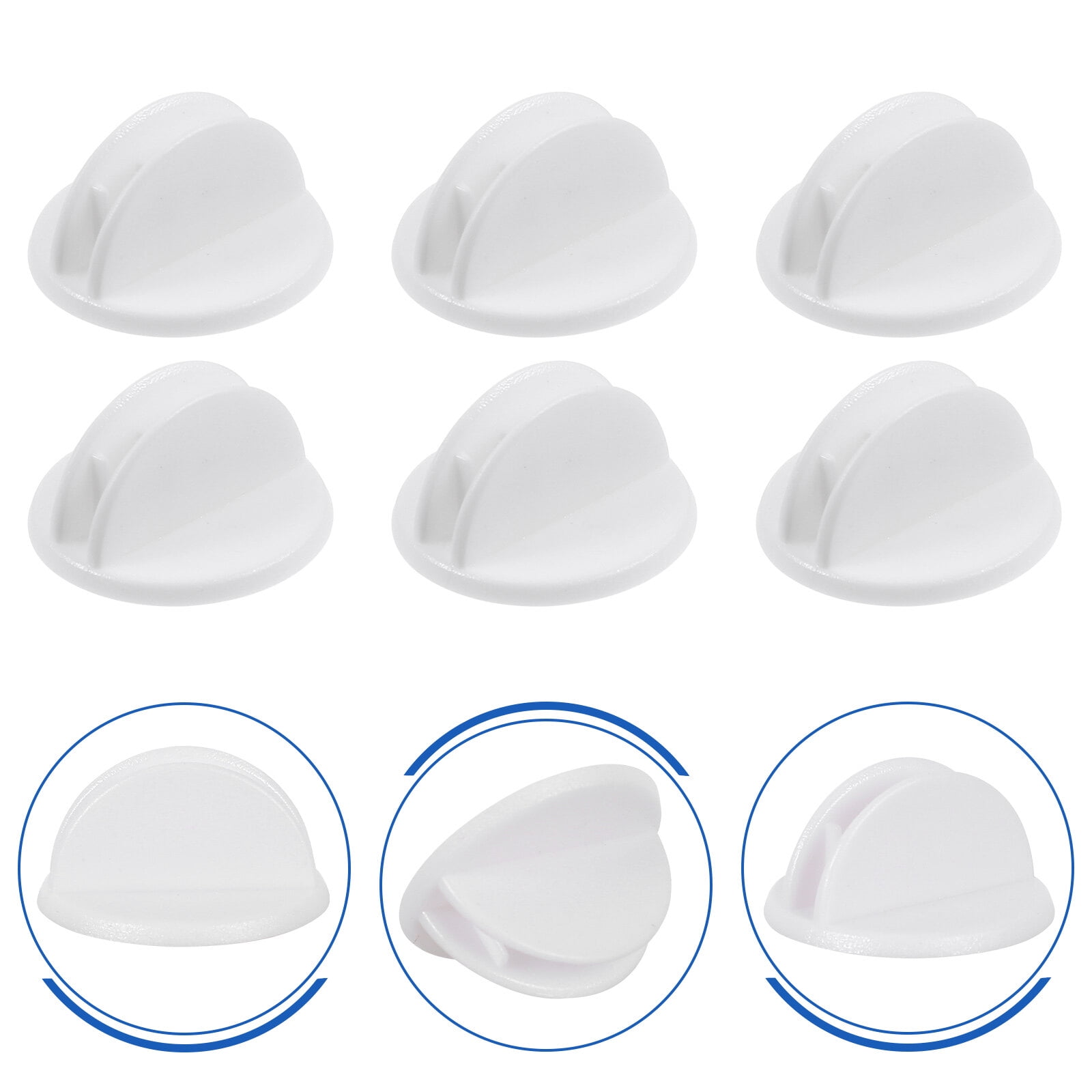 KHBUAB 100Pcs Goods Price Tag Clamps in Mini Clip Shape for ...