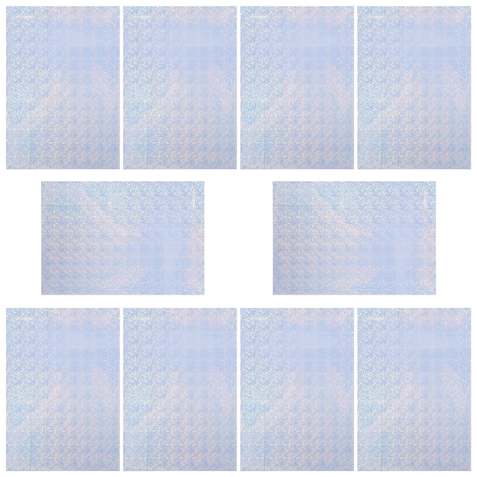 KHBUAB 10Pcs Waterproof Photographic Paper Assorted Color A4 Size Tear ...