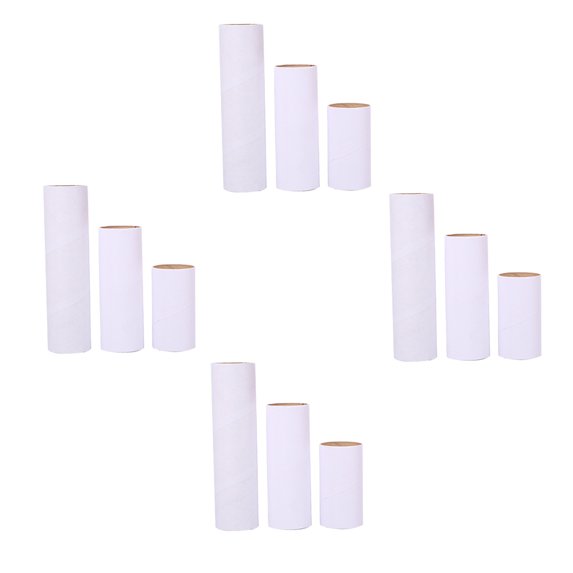 KHBUAB 12Pcs Craft Rolls for Diy Cardboard Tube Art Projects Kids ...