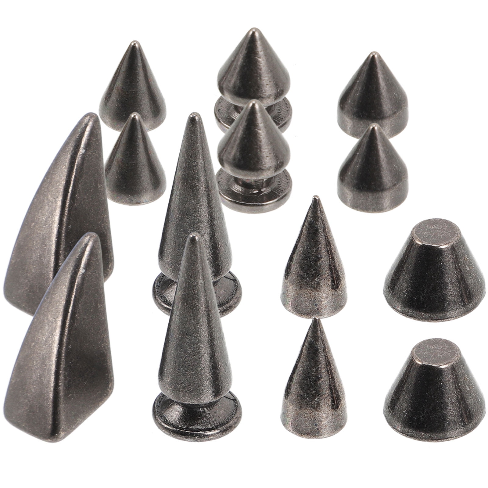 KHBUAB 14Pcs Punk Spikes Diy for Leather Crafts and Clothing ...