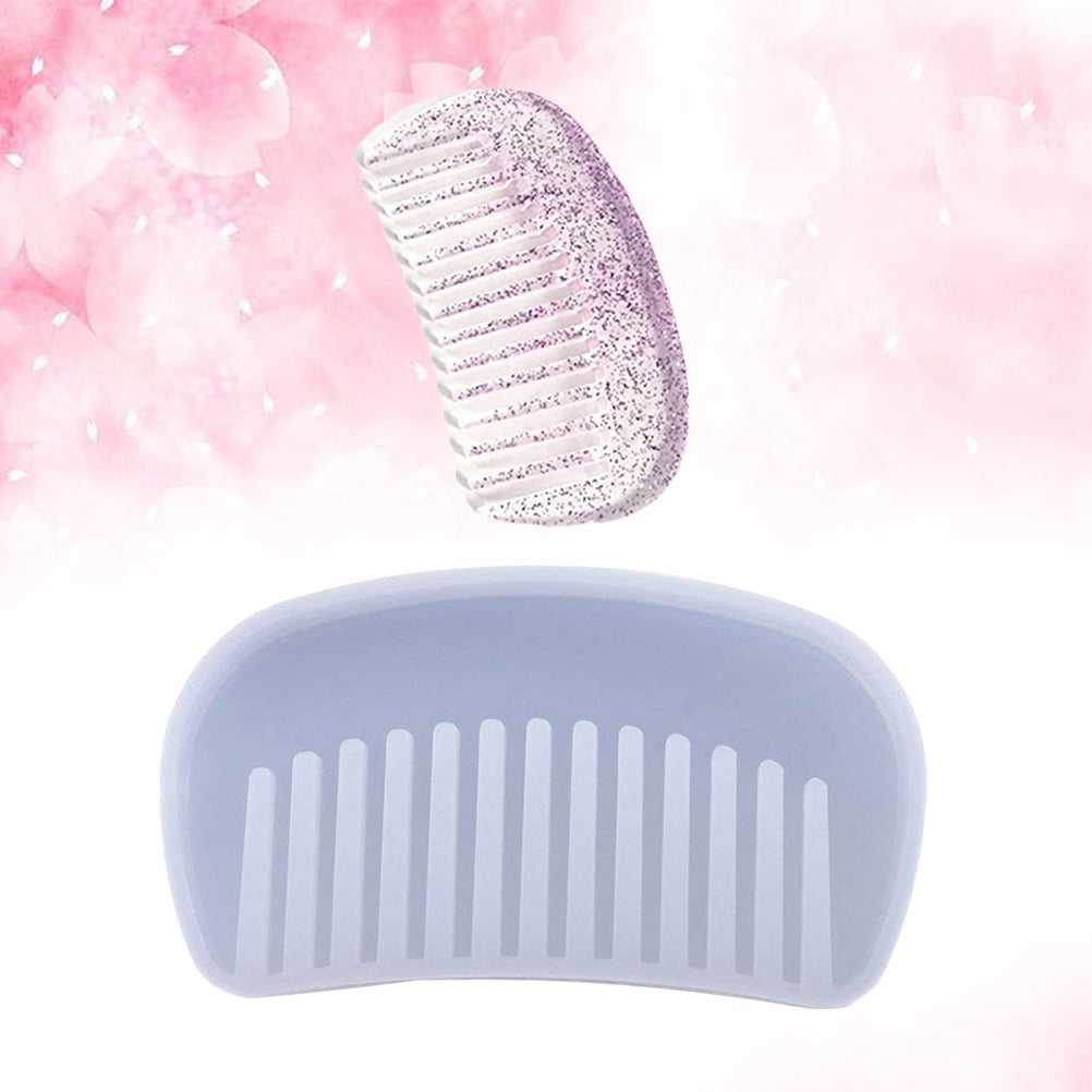 KHBUAB 1Pcs Epoxy Resin Molds Silicone Comb Shaped for Diy Projects and ...
