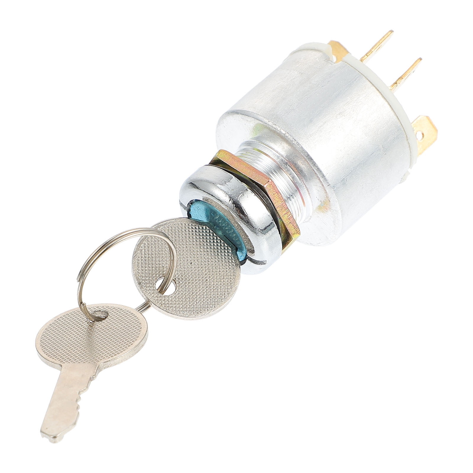 KHBUAB 1Set Copper Engine Start Switch for Car Engine Start Lock 5.3x1 ...