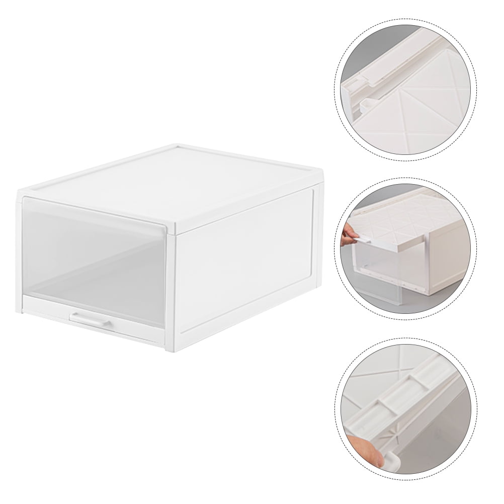KHBUAB 1Set Shoes Storage Box Drawer Type Plastic Shoe Organizer for ...
