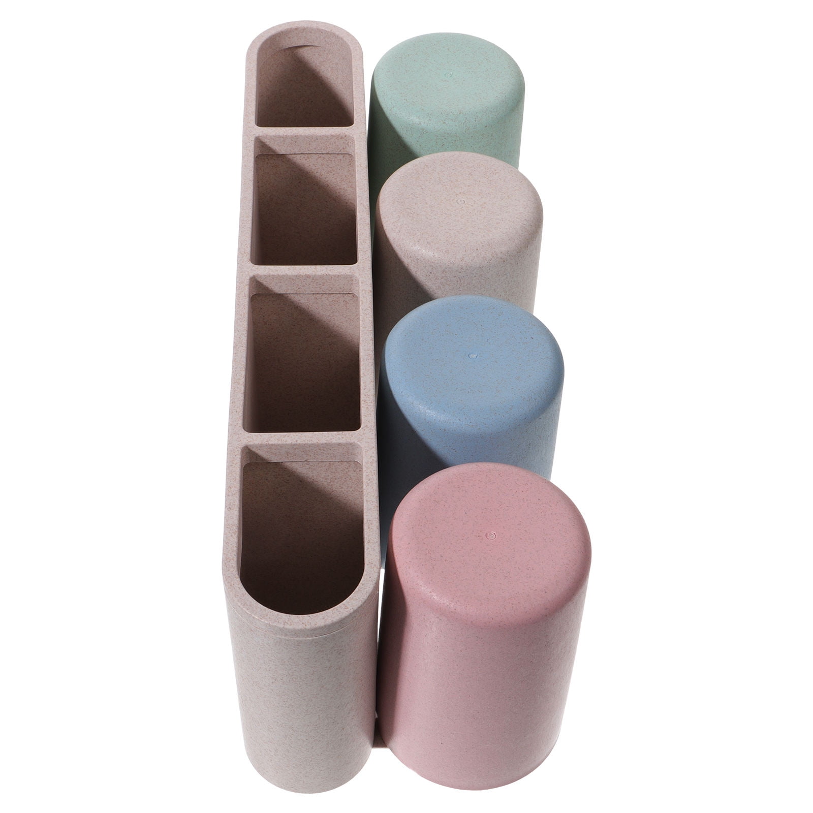 KHBUAB 1Set Toothbrush Holders Wall Mounted Assorted Color For Bathroom ...