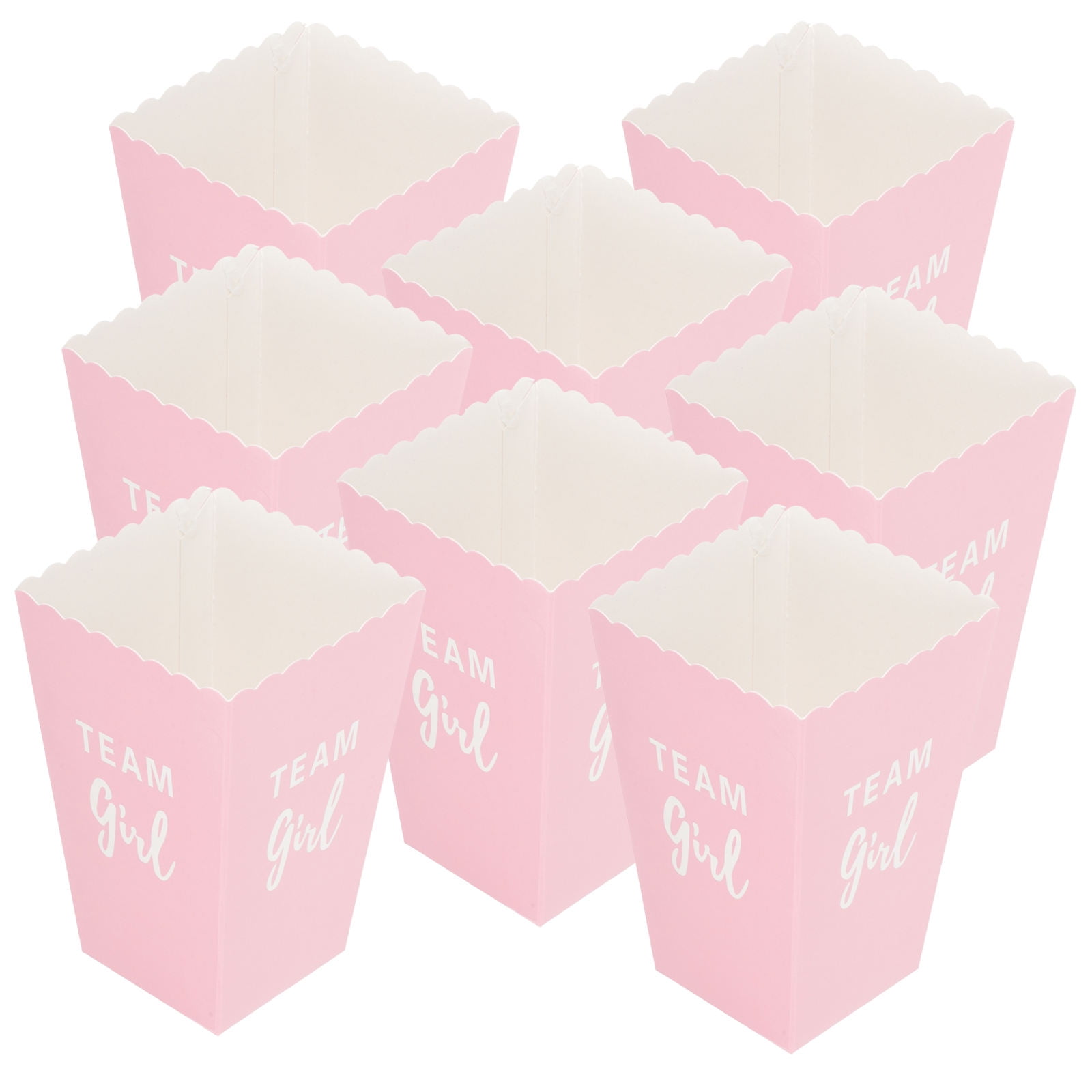 KHBUAB 20Pack Mini Popcorn Boxes Pink Rectangular for Baby Showers ...