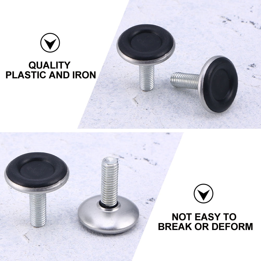 KHBUAB 24Pcs Furniture Leveler Feet Pad Iron Leveling Pads for Table ...