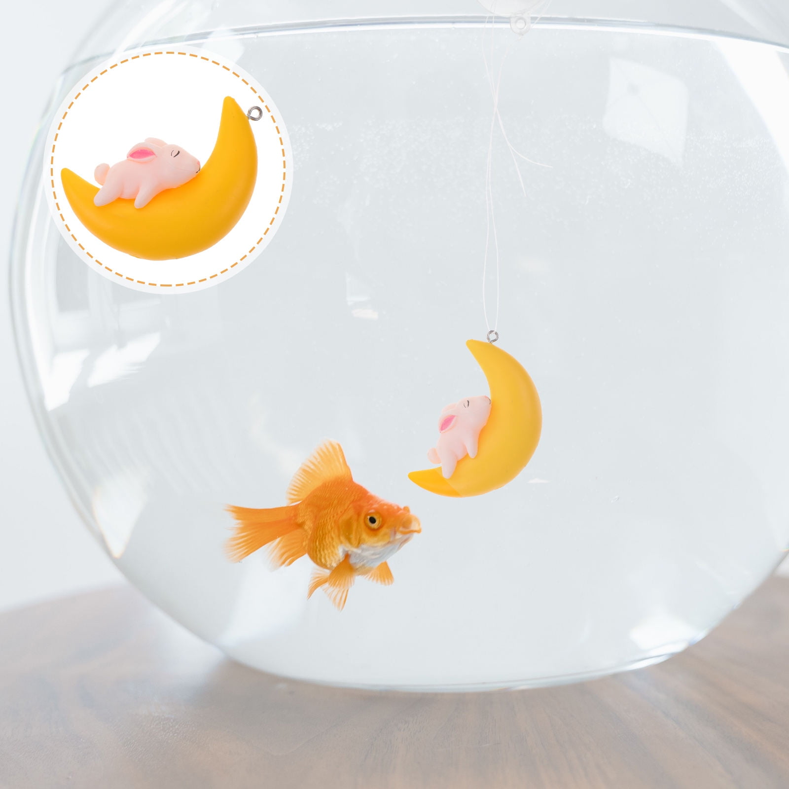 KHBUAB 2Pcs Aquarium Decor Figurines in Assorted Color for Home and ...