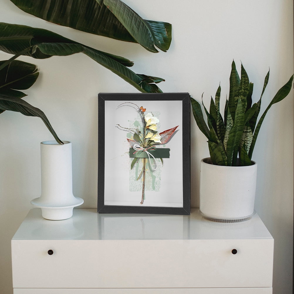 KHBUAB 2Pcs Wooden Rectangular Specimen Display Box for Specimen ...