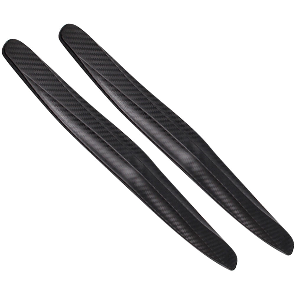 KHBUAB 2Set Black Rubber Bumper Guard Strip for Car Bumper Corner ...