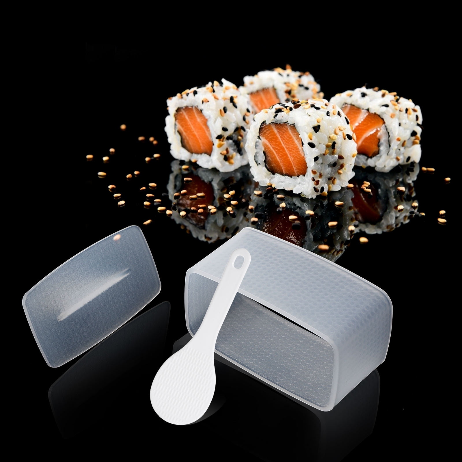 KHBUAB 2Sets Kitchen Moulds for Sushi Making Rice Balls Maker Material ...
