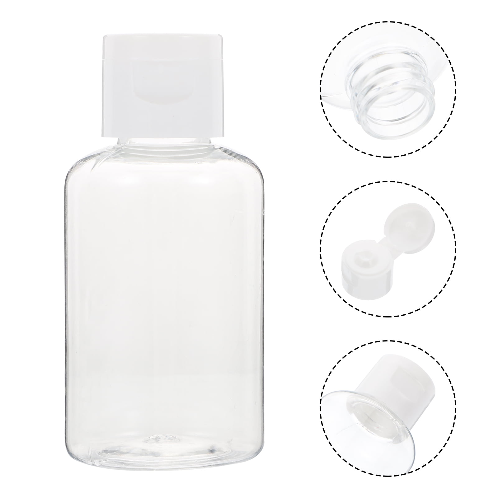 KHBUAB Reusable Shampoo Bottles Transparent 36Set 3.1x1.4in - Walmart.com