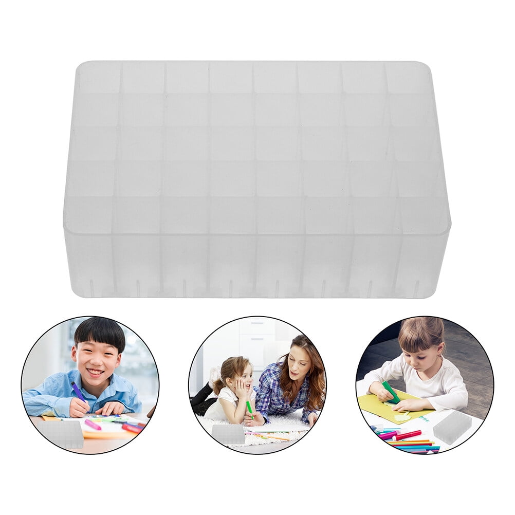 KHBUAB 4Pcs Multi-grid Storage Box Small Plastic Containers With Lids ...