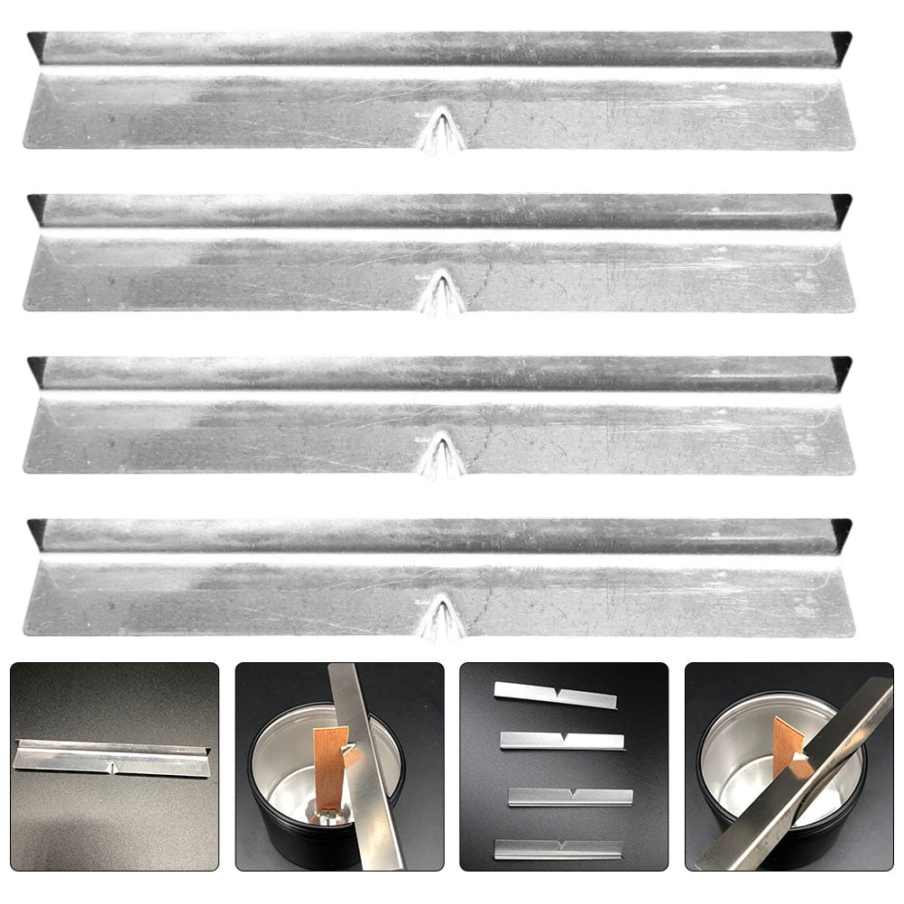 KHBUAB Candle Supplies 12Pack Diy Candle Fixing Device Silver ...