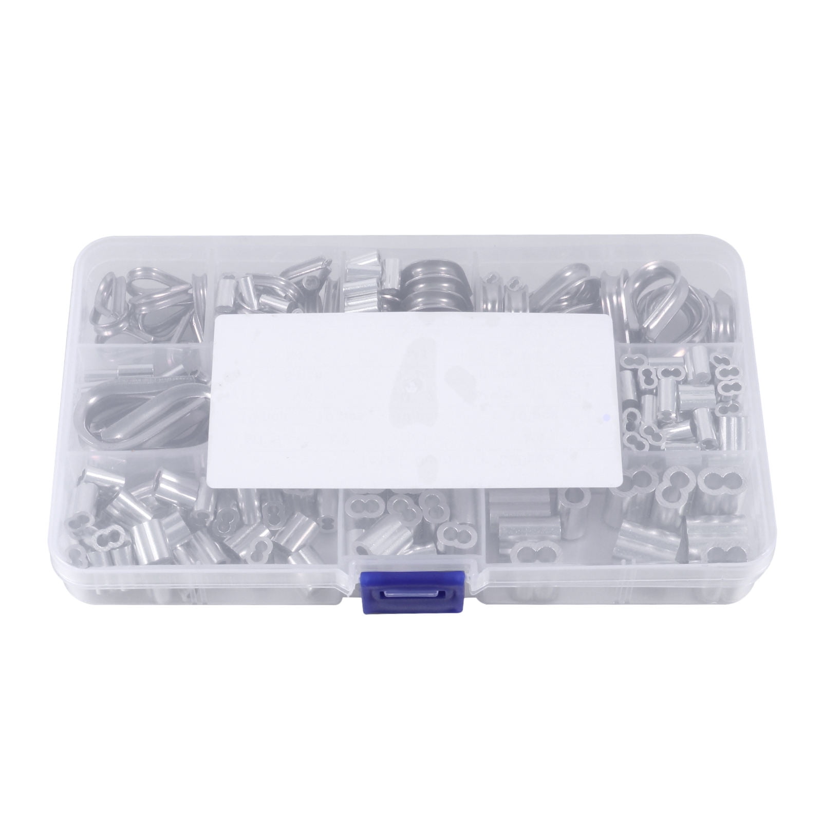 KHBUAB Crimping Loop Sleeves Thimble Rigging Set Chicken Heart Rings ...