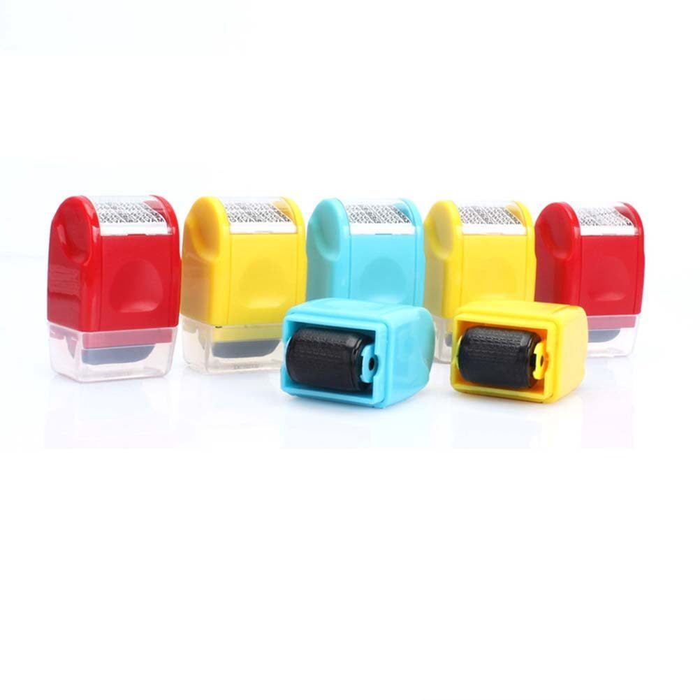 KHBUAB Prevention Self Inking Stamp Plastic Red 1Pack for Letters ...
