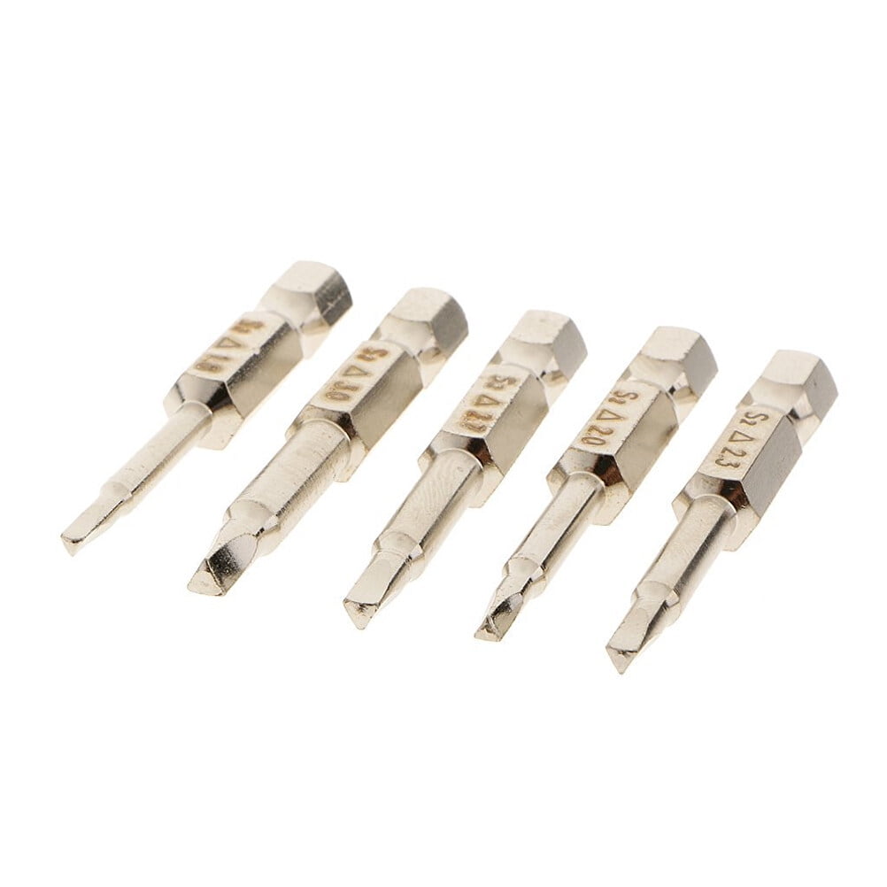 KHBUAB Triangle Bit Set 5Pcs Magnetic Screwdriver Bits Tip S2 Alloy ...