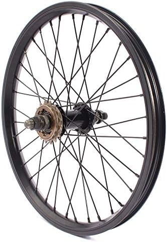 KHE 18 Inch BMX Rear Wheel 14 mm Black Anodised Aluminium TDI Rim 36 ...
