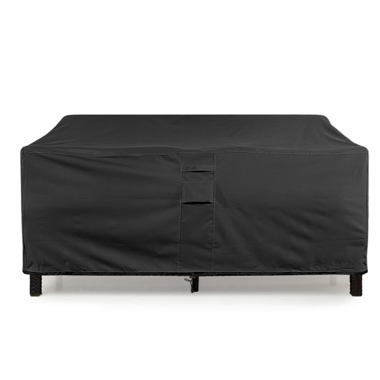 KHOMO GEAR 2.00 x 32.50 x 33.00 Inches Black Outdoor Sofa Cover, Heavy ...