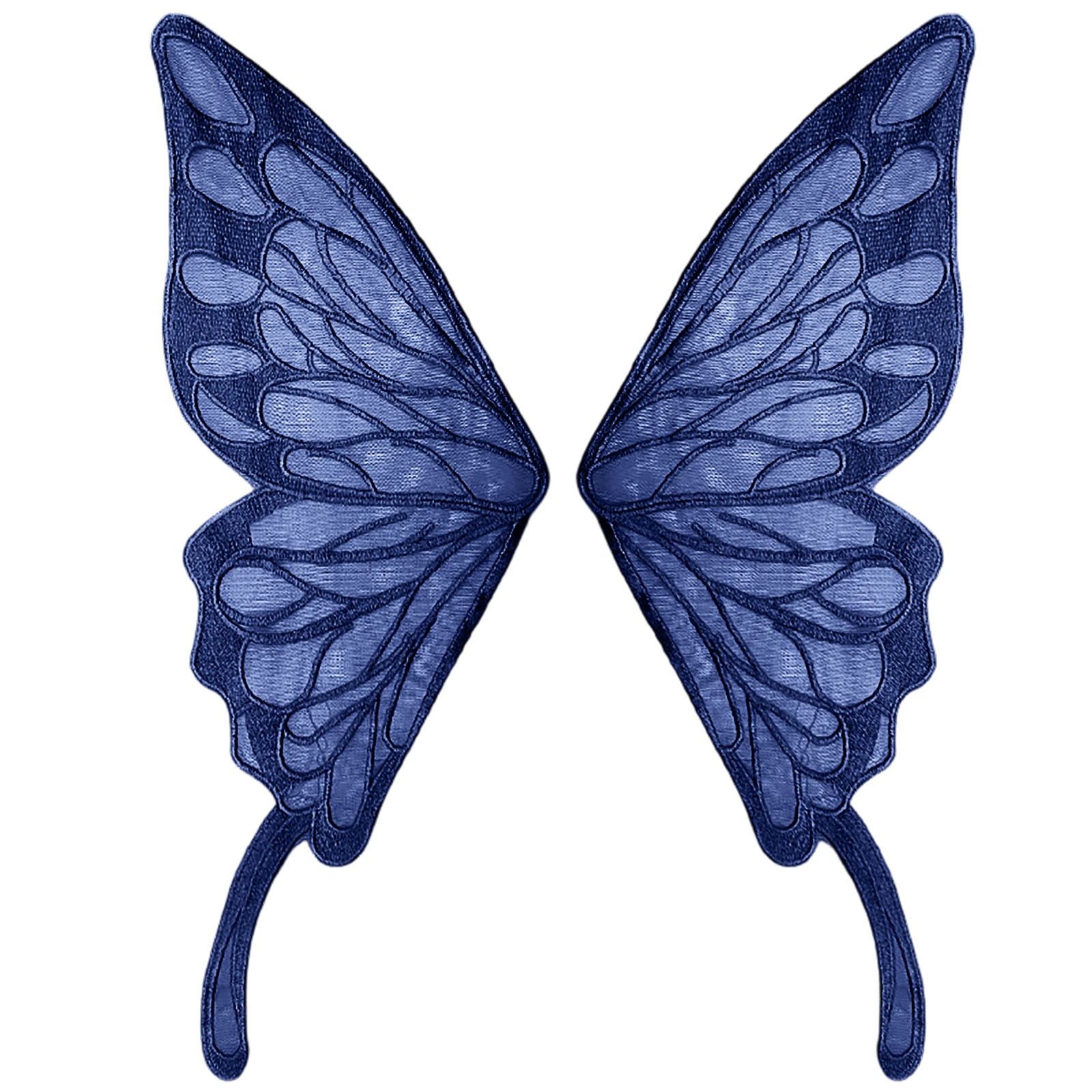 KHONTS 1 Pair Fairy Wings DIY Garment Dress Supplies Sew on Patches ...