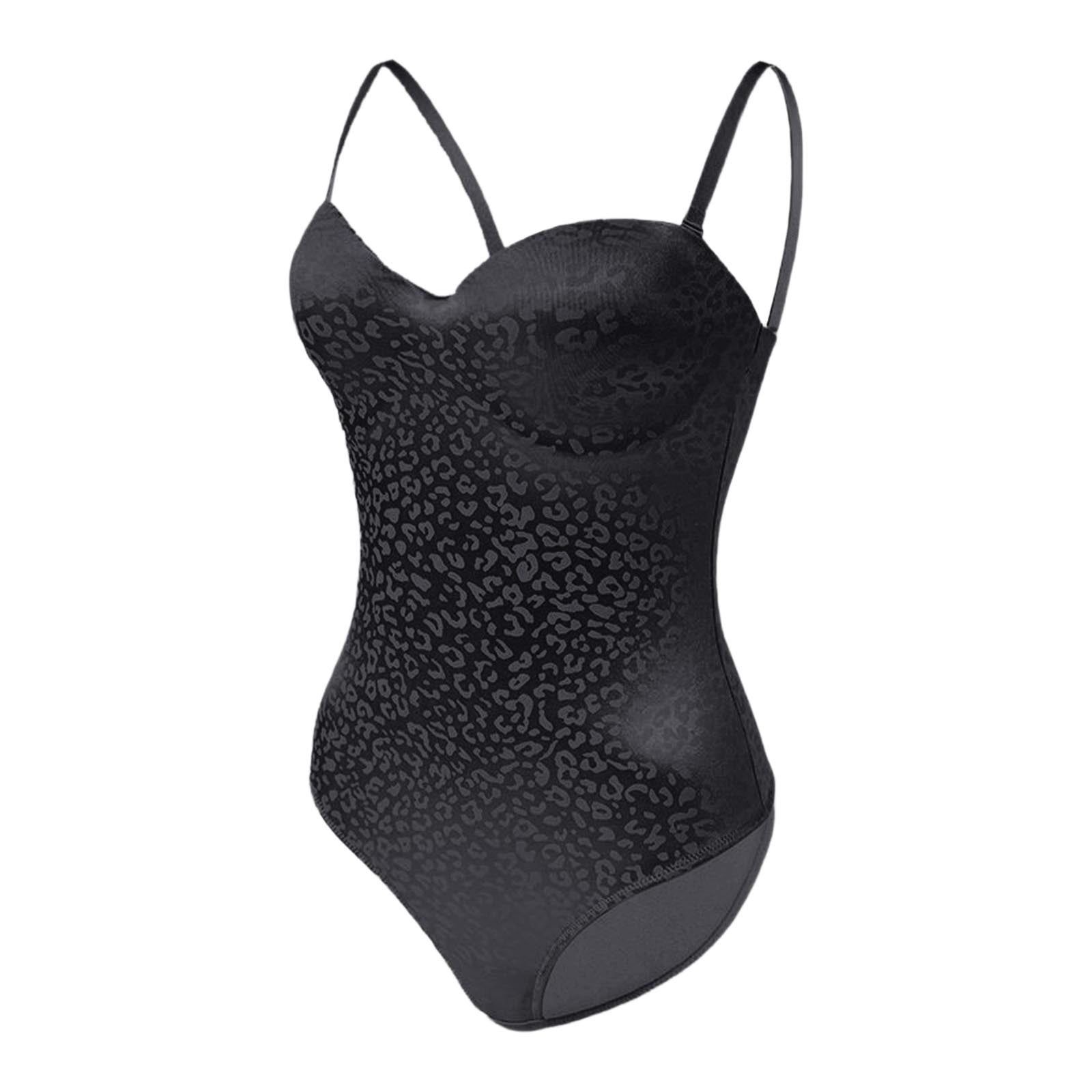KHONTS Women's Bodyshaper Mesh Firm-Control Shapewear Built-In Bra ...