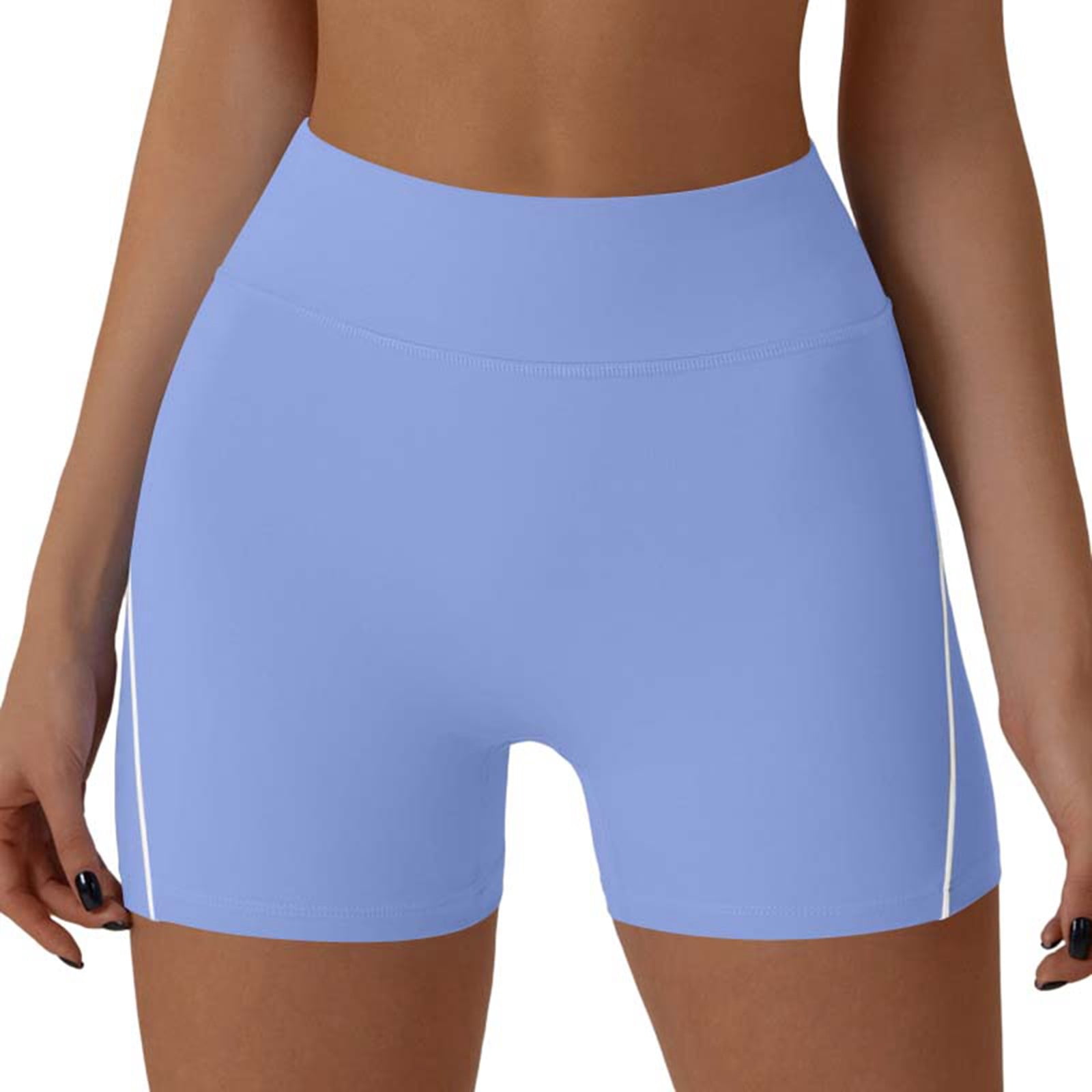 KHONTS Women's High Waisted Yoga Shorts Athletic Workout Biker Shorts ...