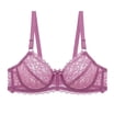 KHONTS,Women's Lace Supportive Bras Underwire Push up Bra V Neck Full ...
