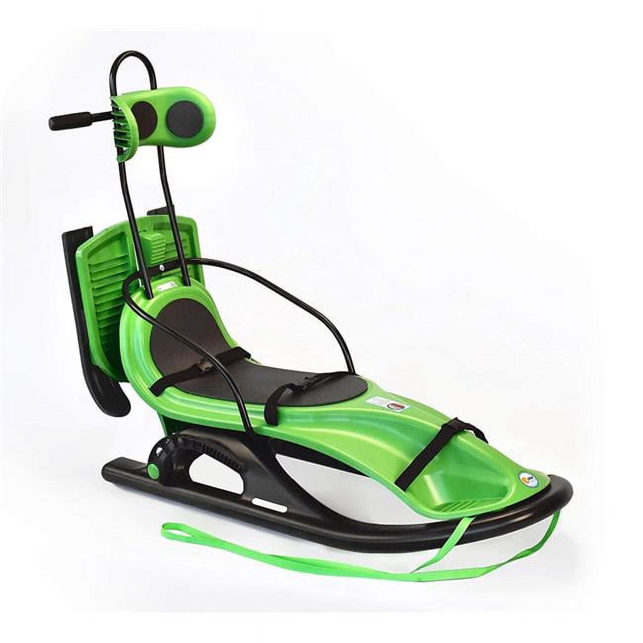 KHW 20314 Comfortable Snow Sled with Adjustable Belts and Metal Brakes ...
