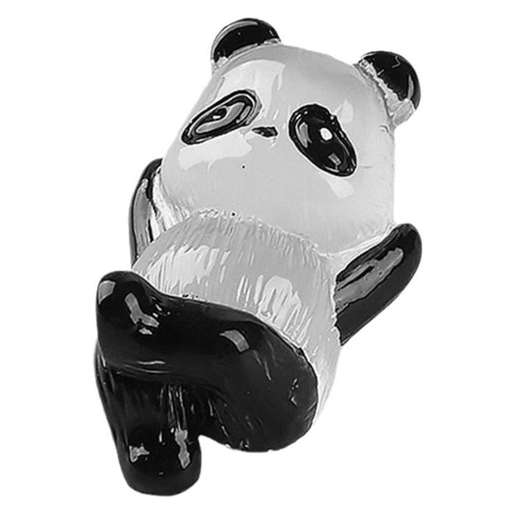 KI Cute Mini Luminous 3D Panda Resin Crafts Glow In The Dark Tiny ...
