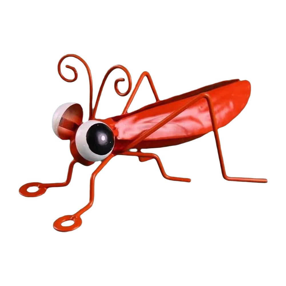 KI New Home Decor Ornaments Outdoor Garden Decor Handmade Grasshopper ...