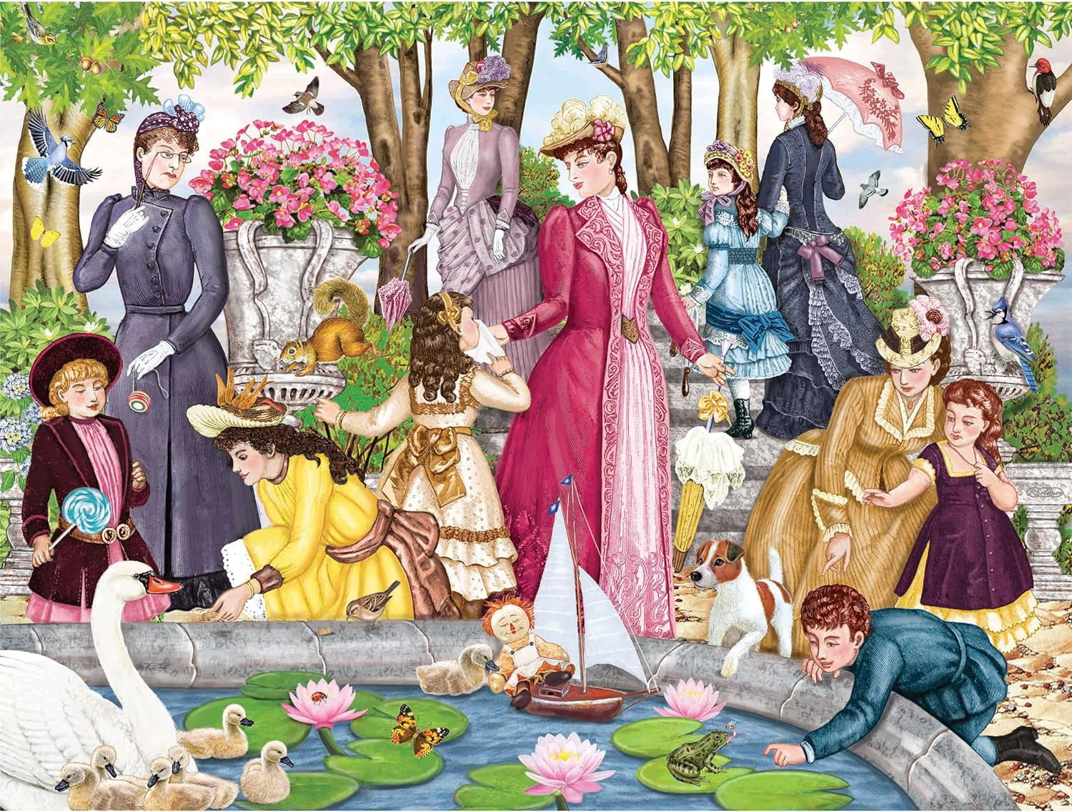 KI Puzzles 500 Piece Puzzle for Adults Aunt Josephine Visits Rosiland ...