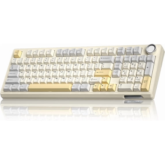 KI99 96% Gaming Keyboard, Creamy Keyboardw with Knob, Hot-Swappable Pre ...