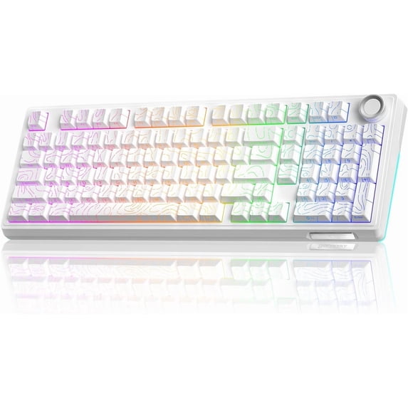 KI99 96% Mechanical Keyboard, Gaming Keyboard, Hot-Swappable Pre-Lubed ...