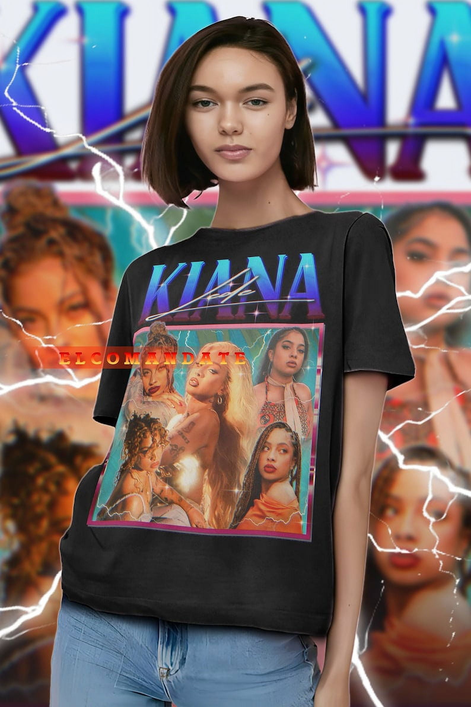 KIANA LEDE Homage Shirt, Kiana Lede Vintage Tshirt, Kiana Lede Fan Tees ...