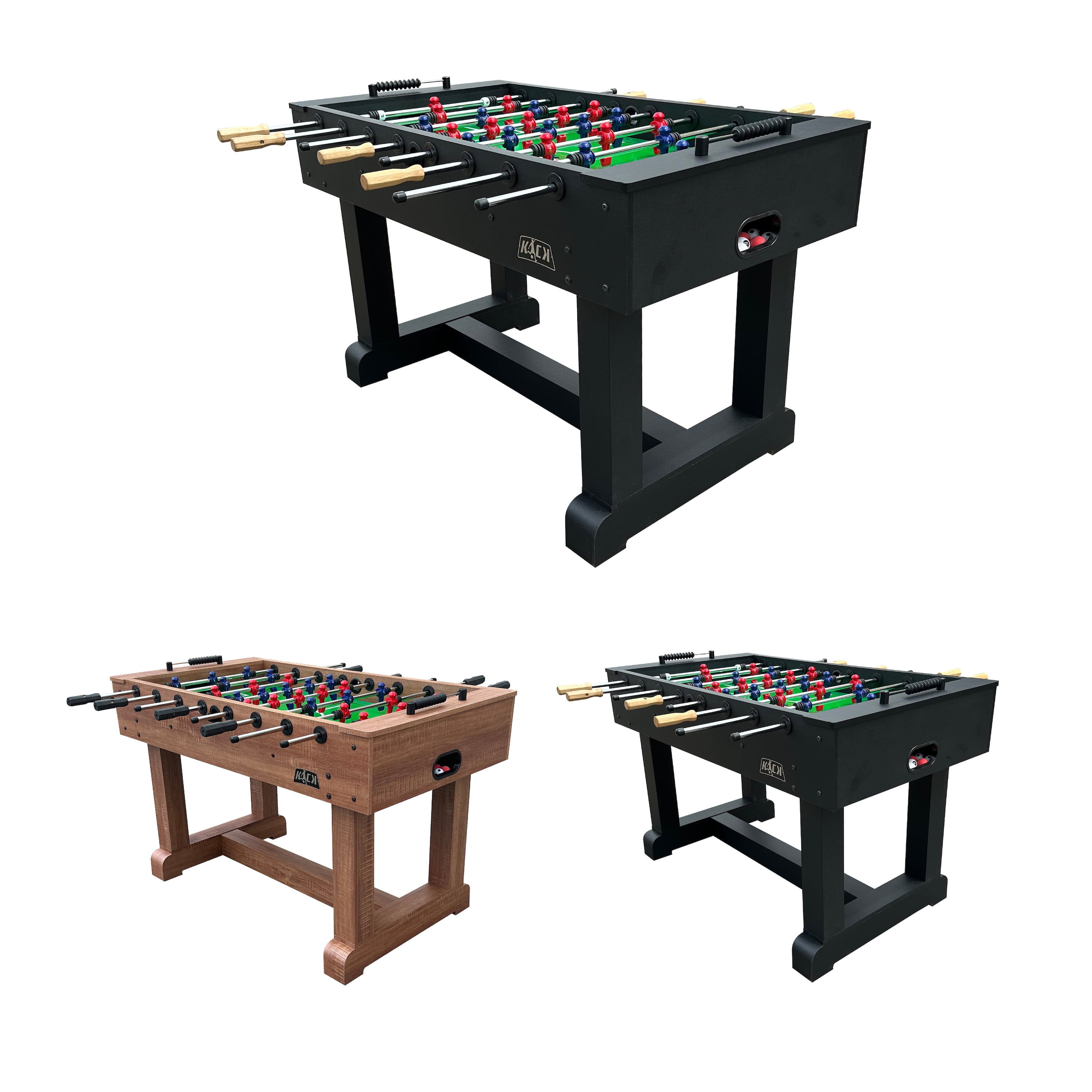 KICK Brigade 55" Foosball Table (Black) - Walmart.com